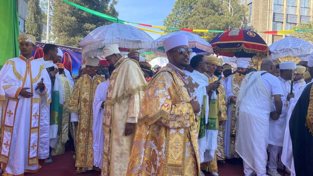 Ethiopian Christians celebrating Timket/Ketera festival across the ...