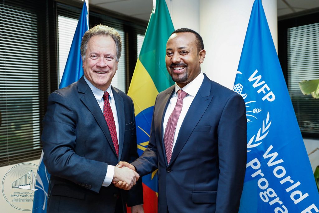 PM Abiy pays tribute to the outgoing WFP chief David Beasley – Welcome to Fana Media Corporation S.C