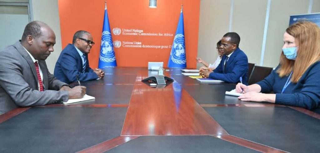 UNECA reaffirms commitment in supporting Ethiopia’s dev’t endeavors ...