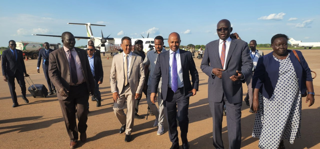 Ethiopian high level delegation arrives in Juba to attend LAPSSET ...