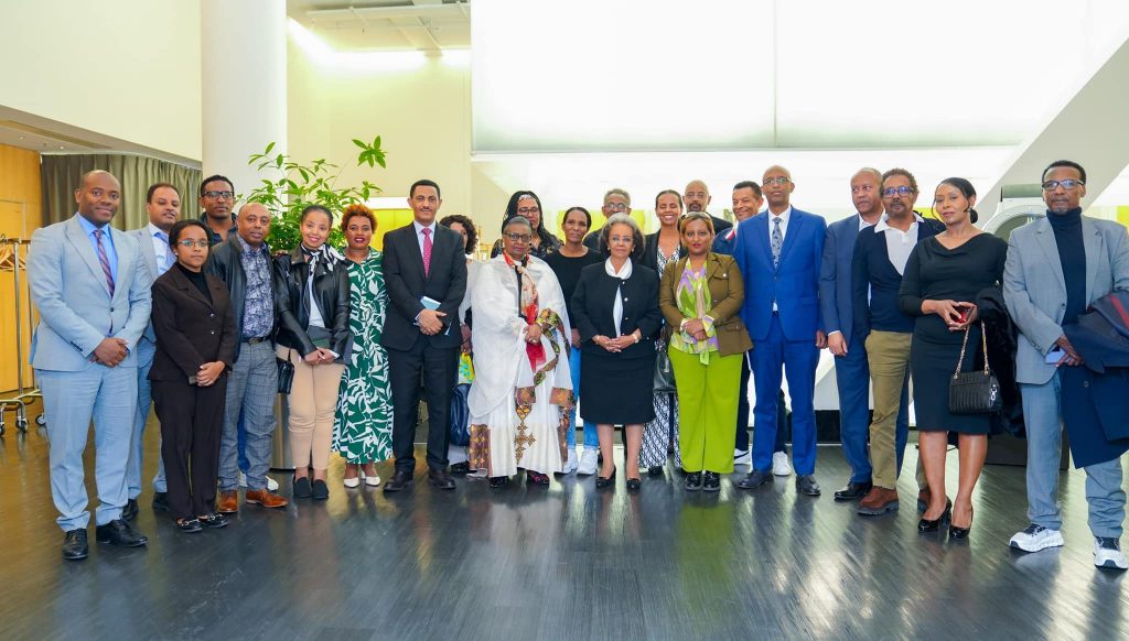 President Sahle-Work Zewde meets Ethiopian Diaspora Community in ...