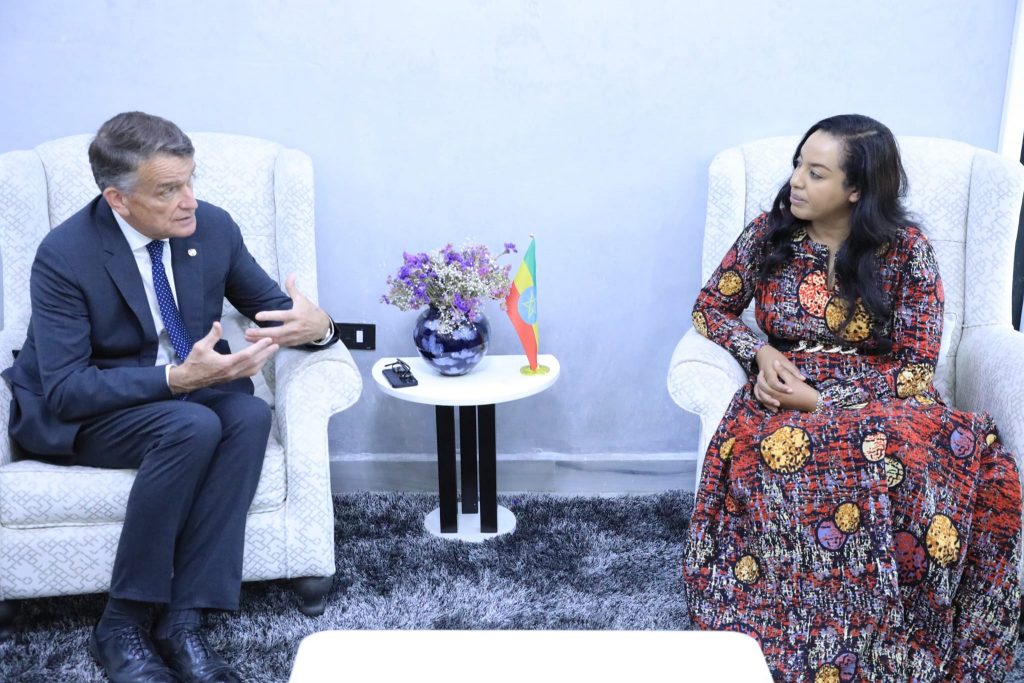 MoWSA Minister holds talks with UN Under-Secretary-General for OSCSEA ...