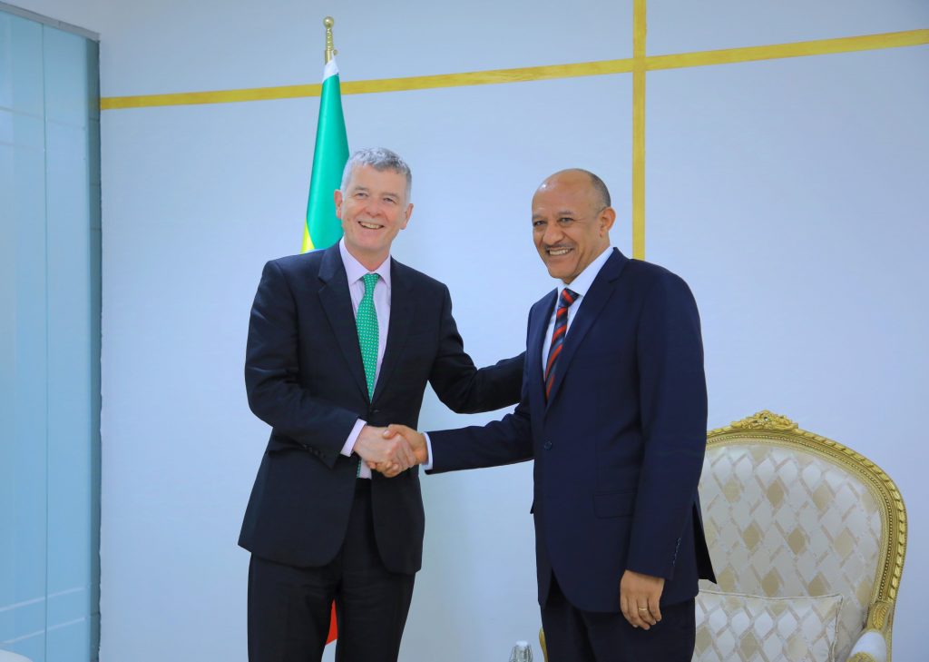 Deputy PM Temesgen meets with UK’s MI6 chief Sir Richard Moore ...