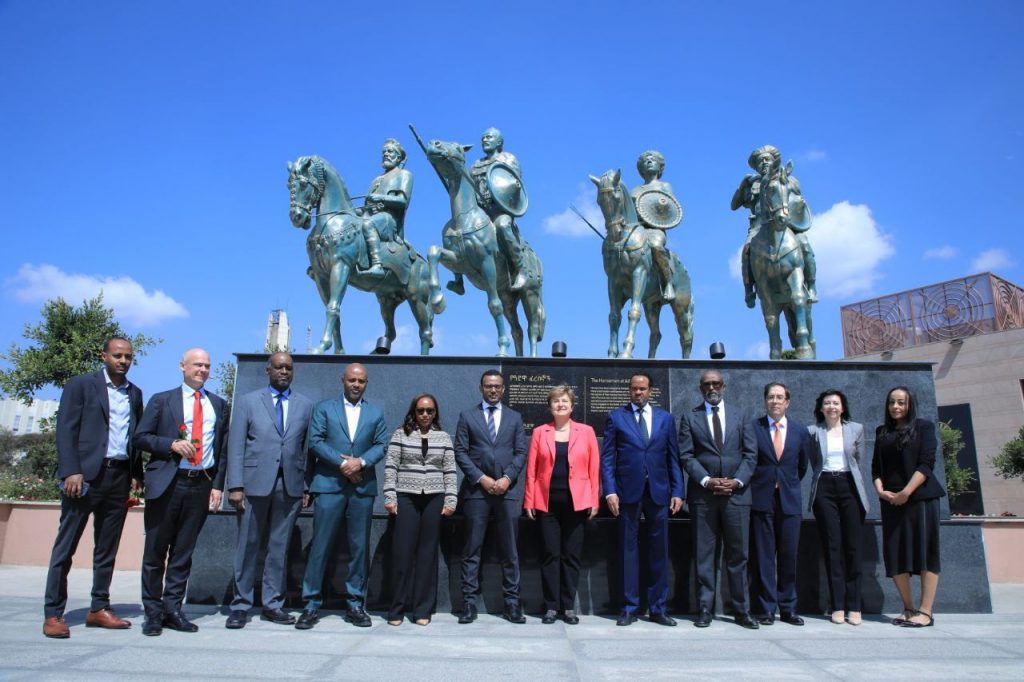 IMF Managing Director Kristalina Georgieva tours Adwa Victory Memorial ...