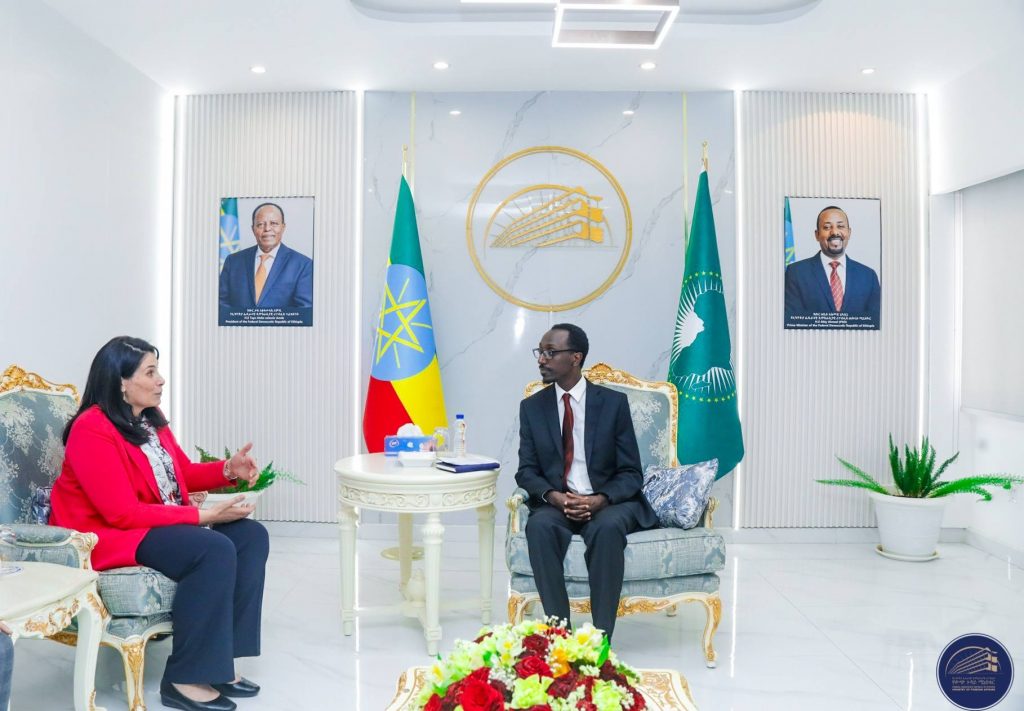 FM Gedion holds talks with AUC Deputy Chairperson Selma Malika Haddadi ...
