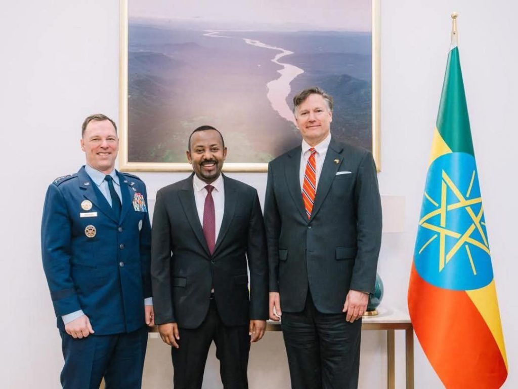 PM Abiy Ahmed receives the U.S. Deputy Secretary of State Christopher T ...