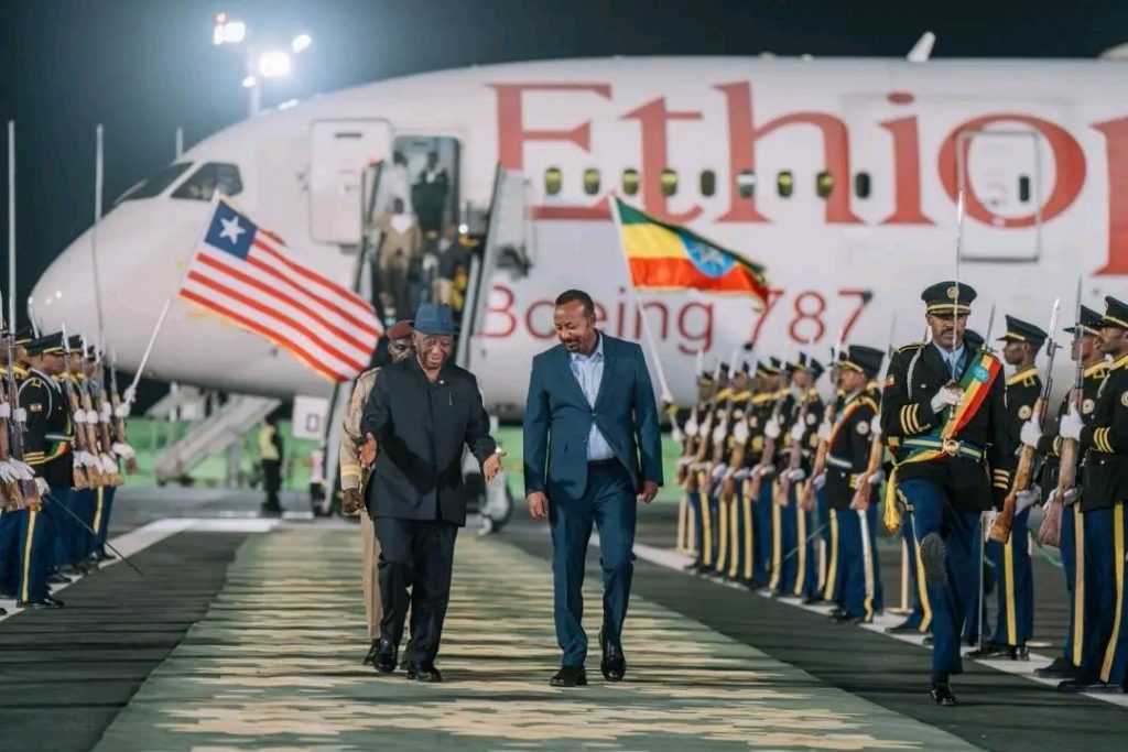 PM Abiy Ahmed Welcomes Liberian President Joseph Nyuma Boakai to ...