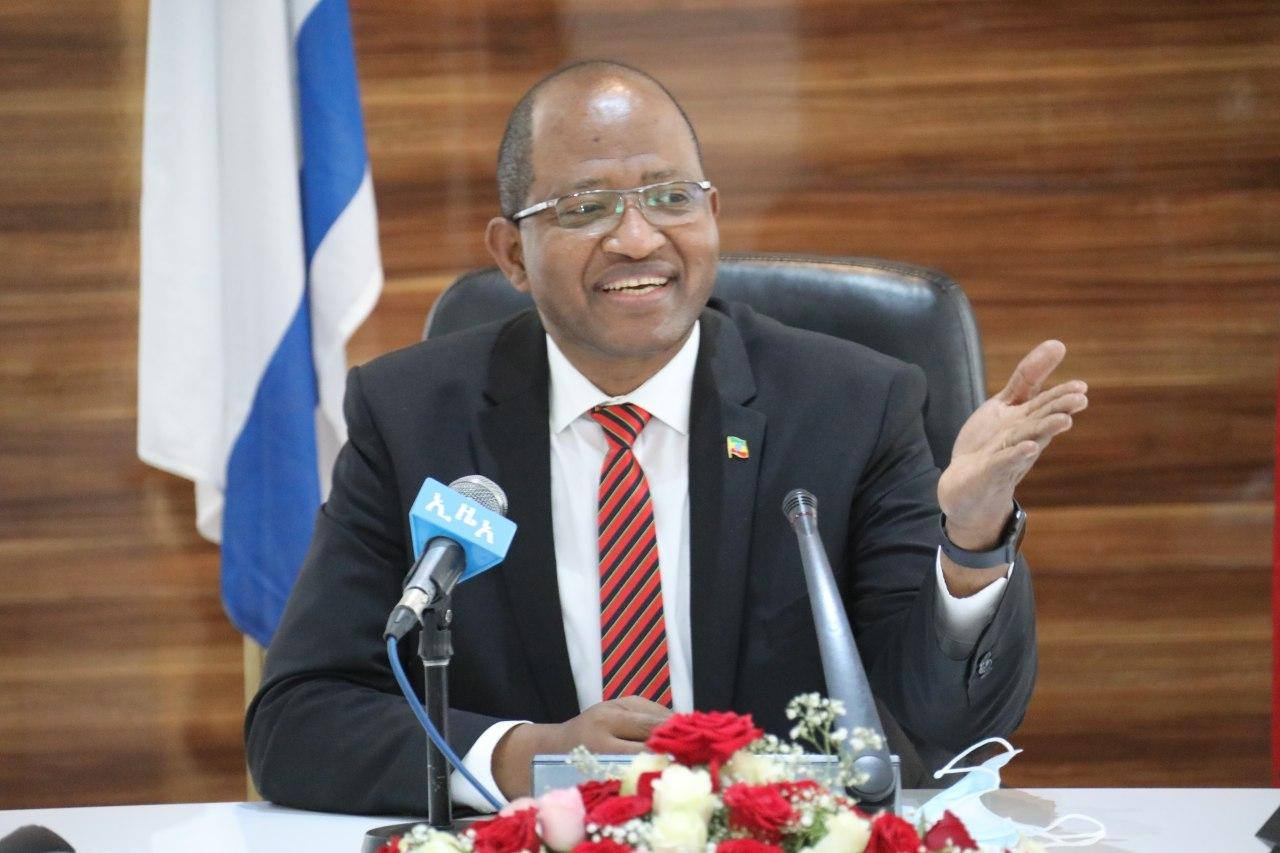 የሕዝብ ተወካዮች ምክር ቤት አፈ-ጉባኤ ታገሰ ጫፎ በእስራኤል ምክትል የደህንነት ሚኒስትር ከተመራ ልዑክ ጋር ...